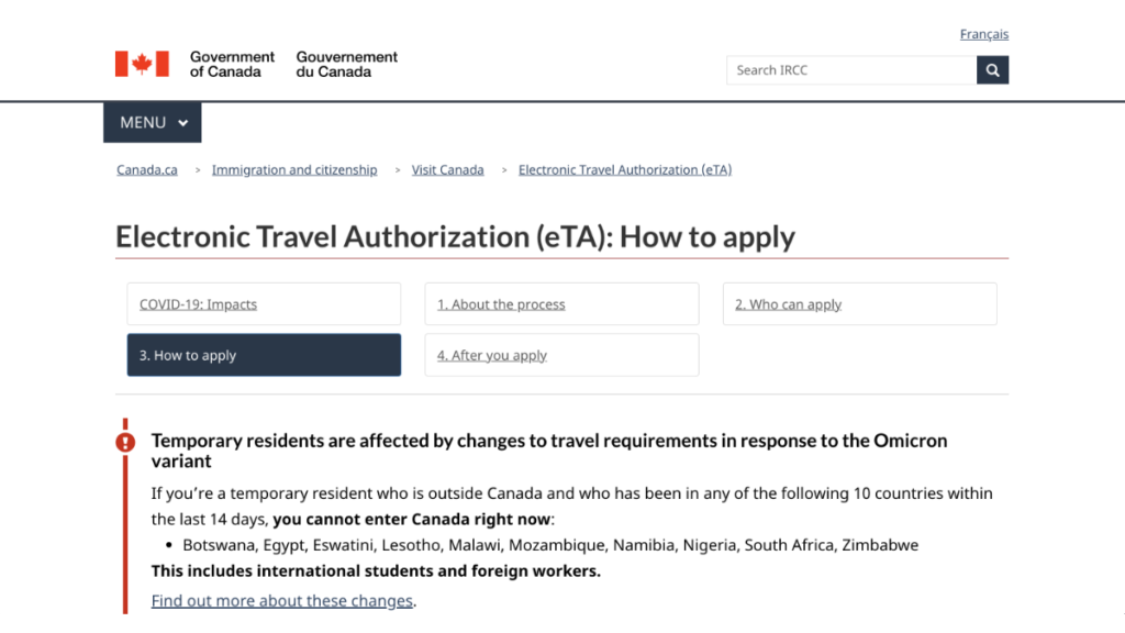 カナダ渡航者必須のeTAを30分で申請してみた【日本語解説付き】